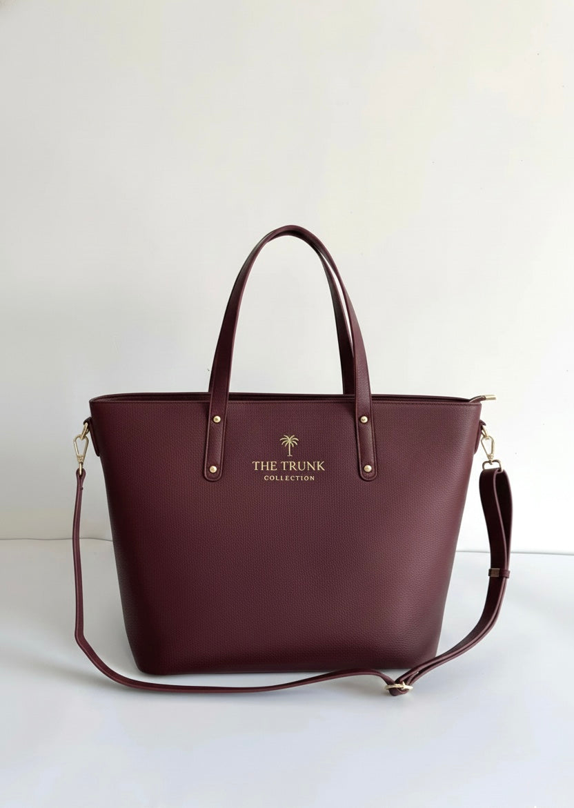 Sorrel Burgundy Tote